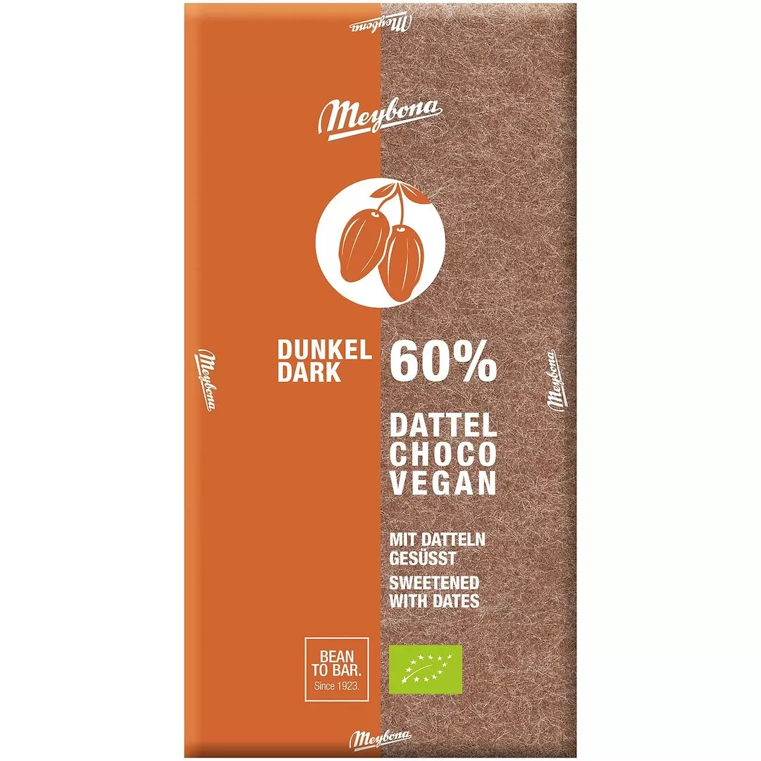 Kup Tabliczka Kakaowa 60 % SŁodzona Daktylami BIO 80 g - Meybona na ...