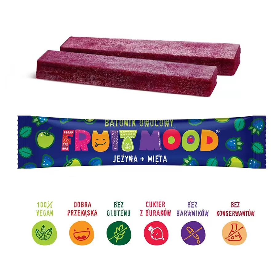Kup Batonik Owocowy - Jeżyna i Mięta Fruit Mood, 20g na arena.pl i ...