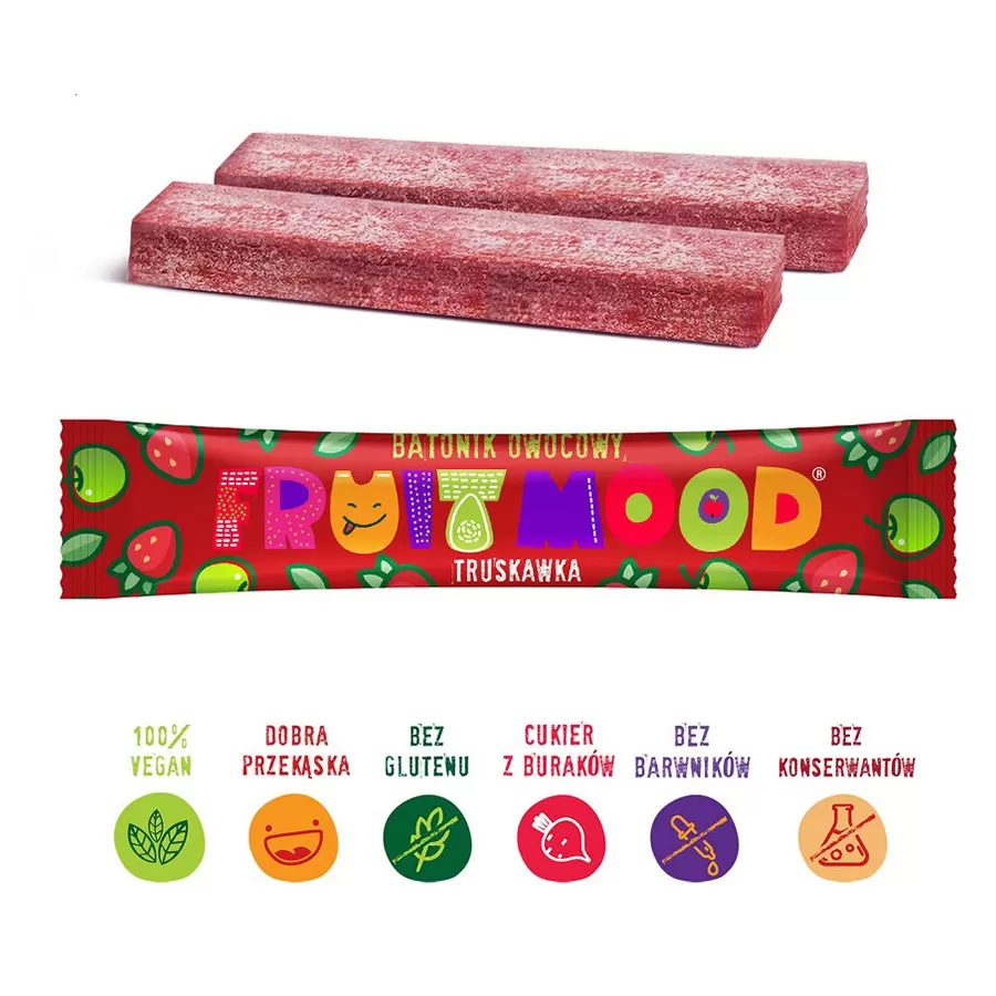 Kup Batonik Owocowy - Truskawka Fruit Mood, 20g na arena.pl i ciesz się ...